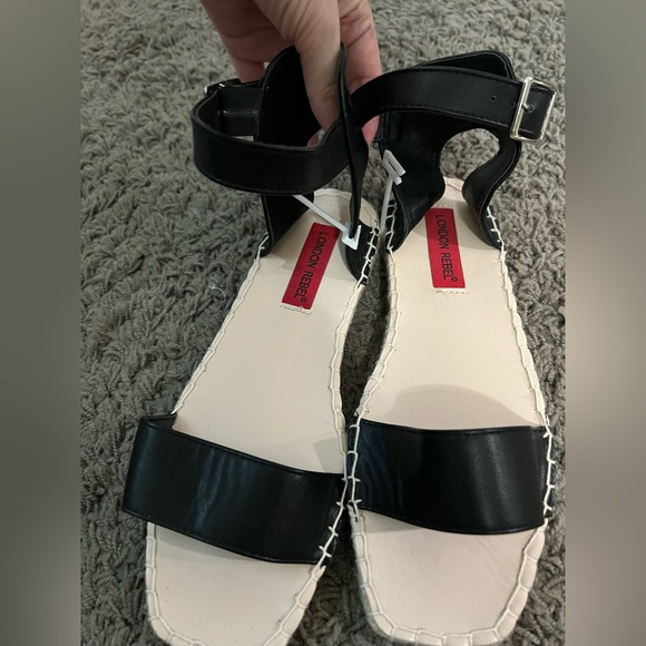 london rebel | Shoes | London Rebel Black Sandals | Poshmark